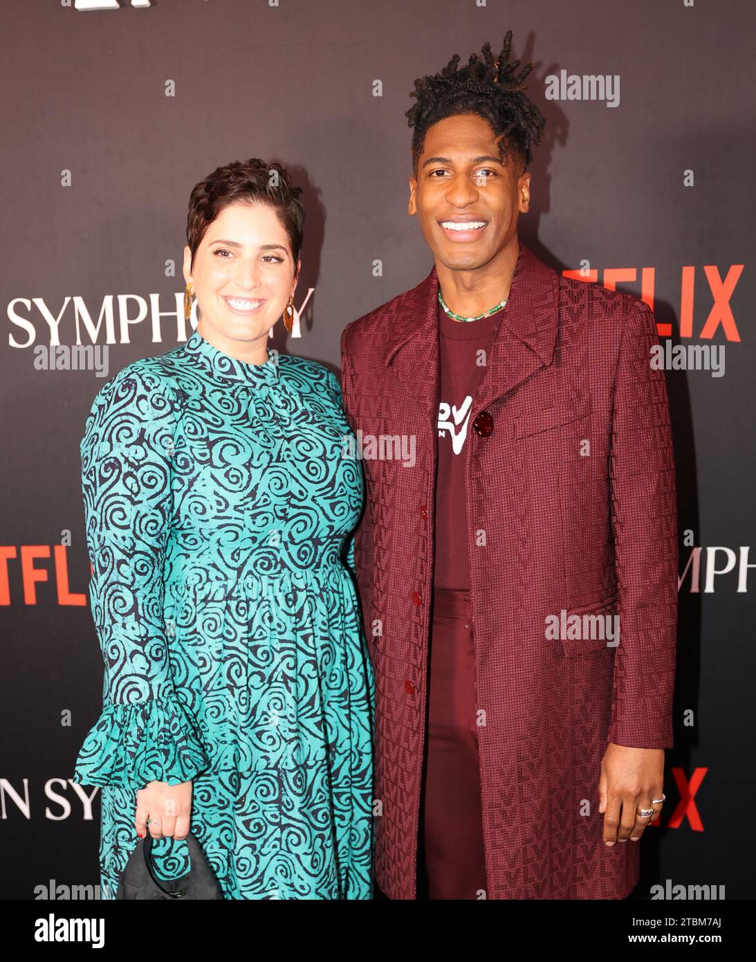 New Orleans, USA. 07th Dec, 2023. Jon Batiste and wife Suleika Jaouad ...