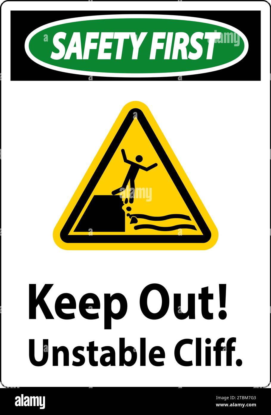 Dangerous cliffs Stock Vector Images - Alamy