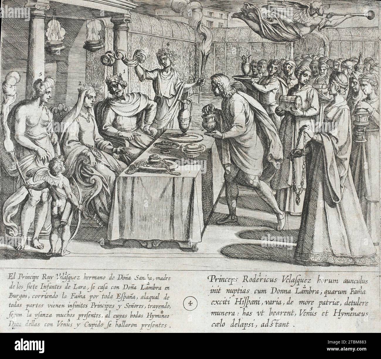 Wedding of the Prince Ruy Velazquez, Maternal Uncle of the Infantes, to ...