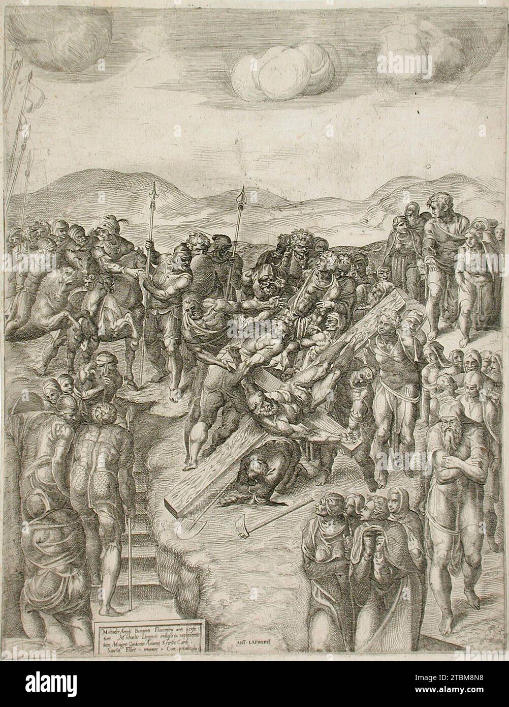 The Martyrdom of Saint Peter, between 1547 and 1564 Stock Photo - Alamy