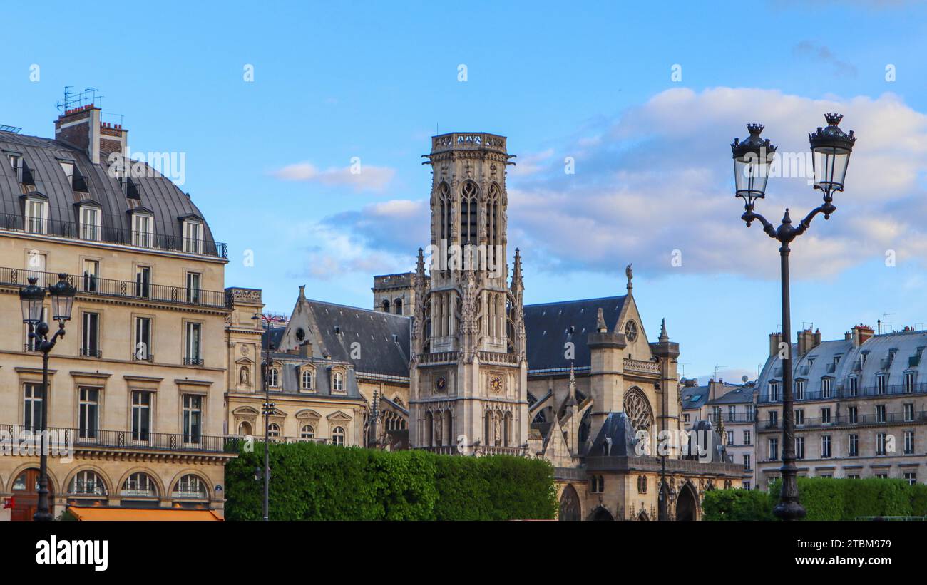 Parisian gothic architecture hi-res stock photography and images - Alamy