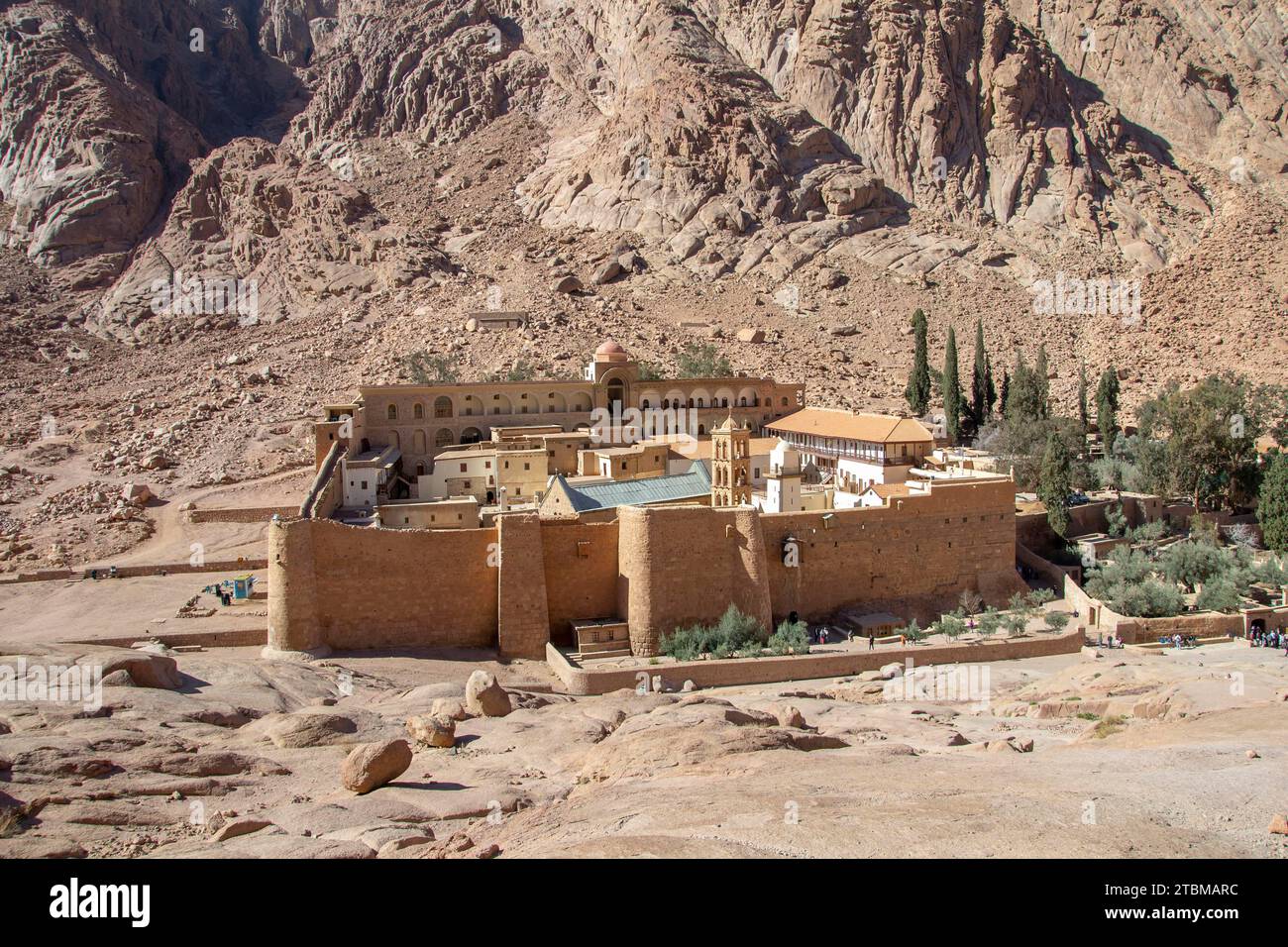 Saint Catherine's Monastery. Sacred Monastery of the God Trodden Mount ...
