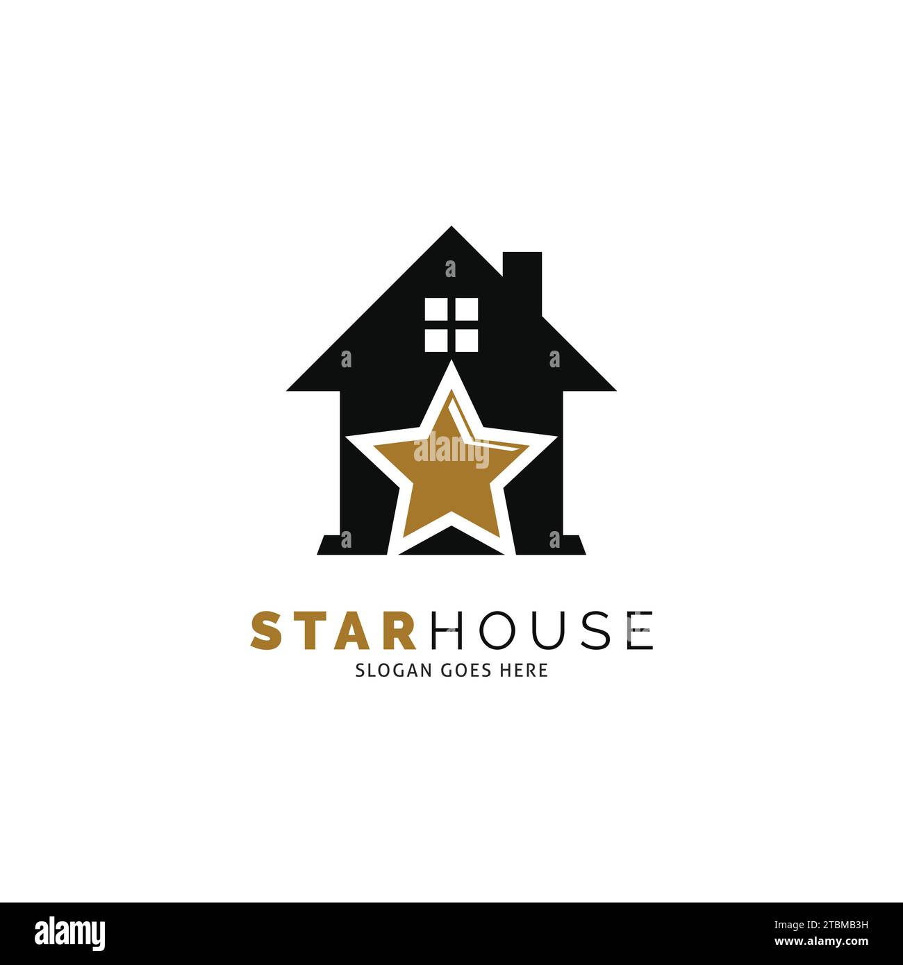 Star House Icon Vector Logo Template Illustration Design Stock Vector ...