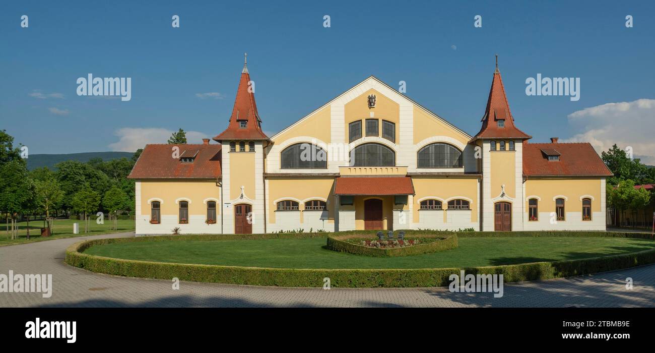 The National Stud Farm in Topolcianky. Slovakia. The centre is known as ...