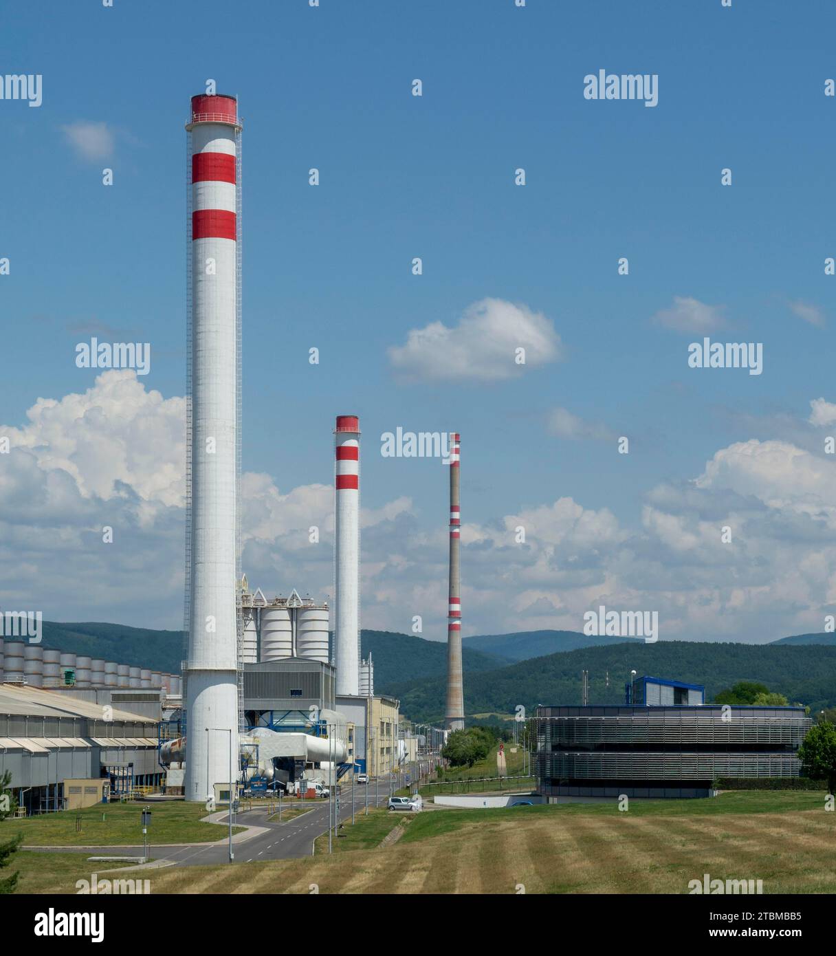 Ziar nad Hronom, Slovakia, July, 2, 2022 : Slovalco. Primary aluminium ...