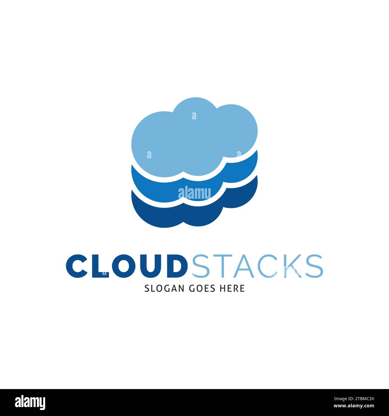 Stacked cloud Stock Vector Images - Alamy