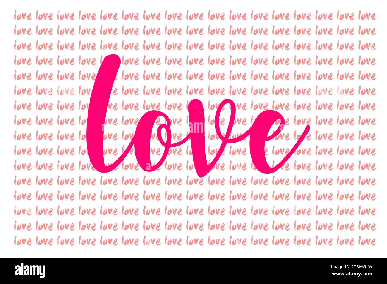 Love wording as symbol of love and care. Happy Valentines Day heart ...