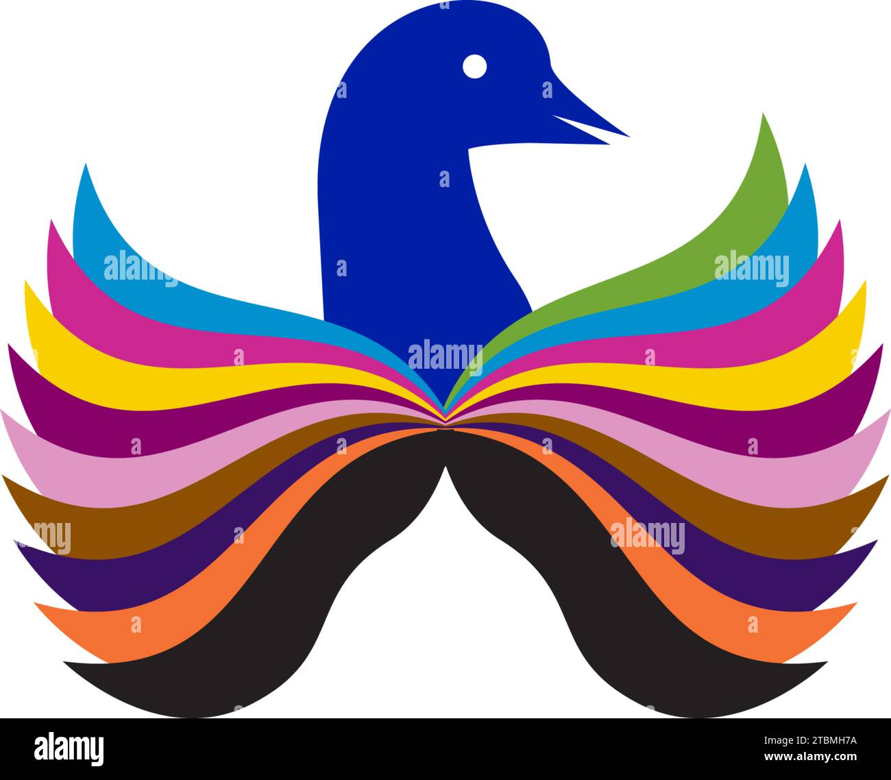 is a symbol associated with animals especially bird Stock Vector Image ...