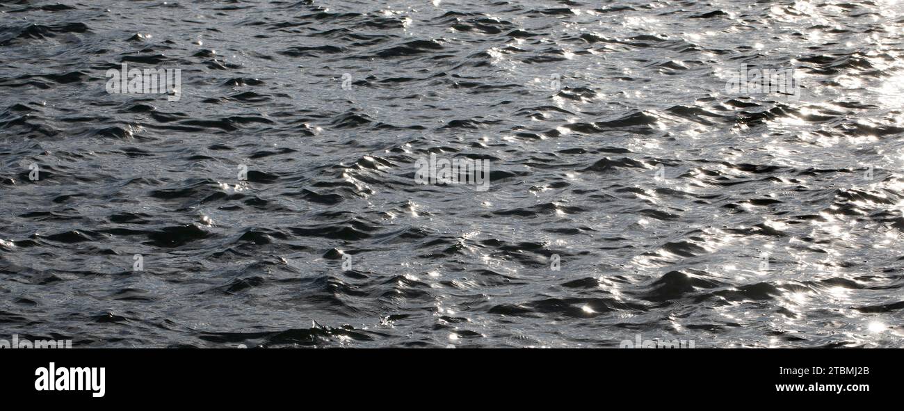 Grey water surface with small waves, Abstract background, Graphic ...