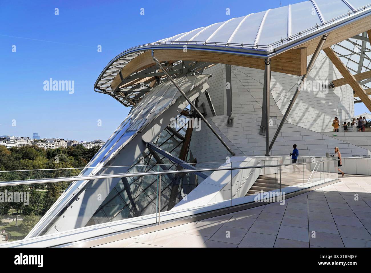 Detail, Fondation Louis Vuitton, private museum of modern art ...
