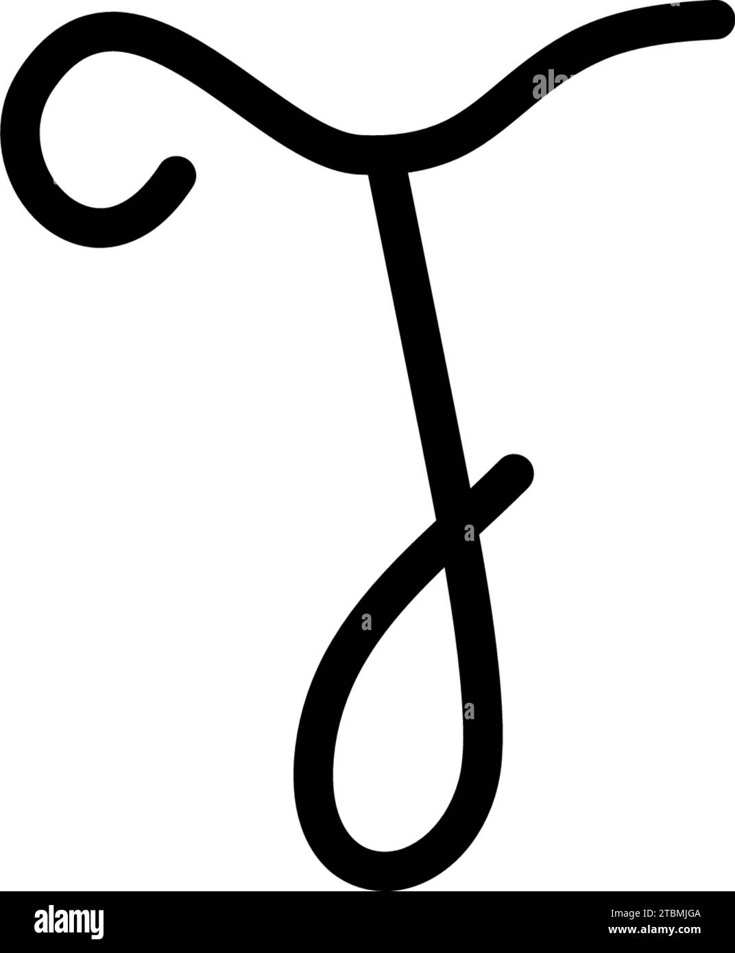 is a symbol of a signature letter Stock Vector Image & Art - Alamy