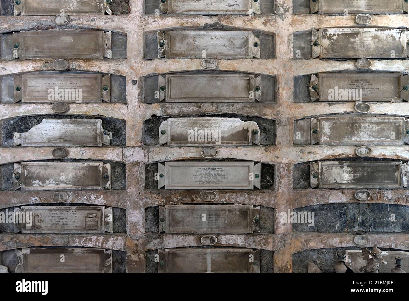 Historic burial chambers at the Monumental Cemetery, Cimitero ...