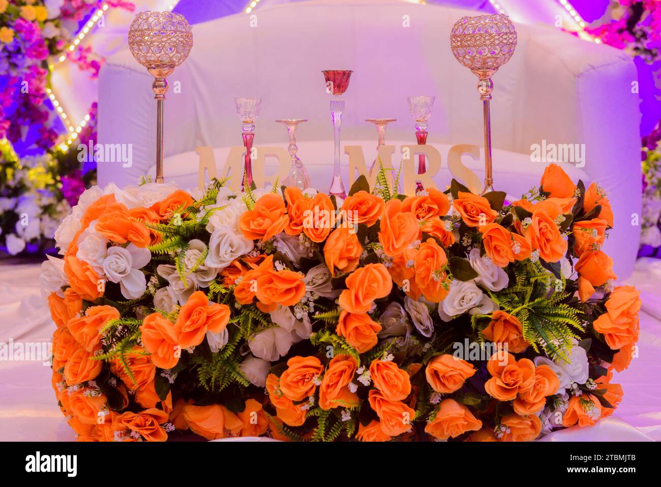 Nigerian Weddings and decoration Stock Photo - Alamy