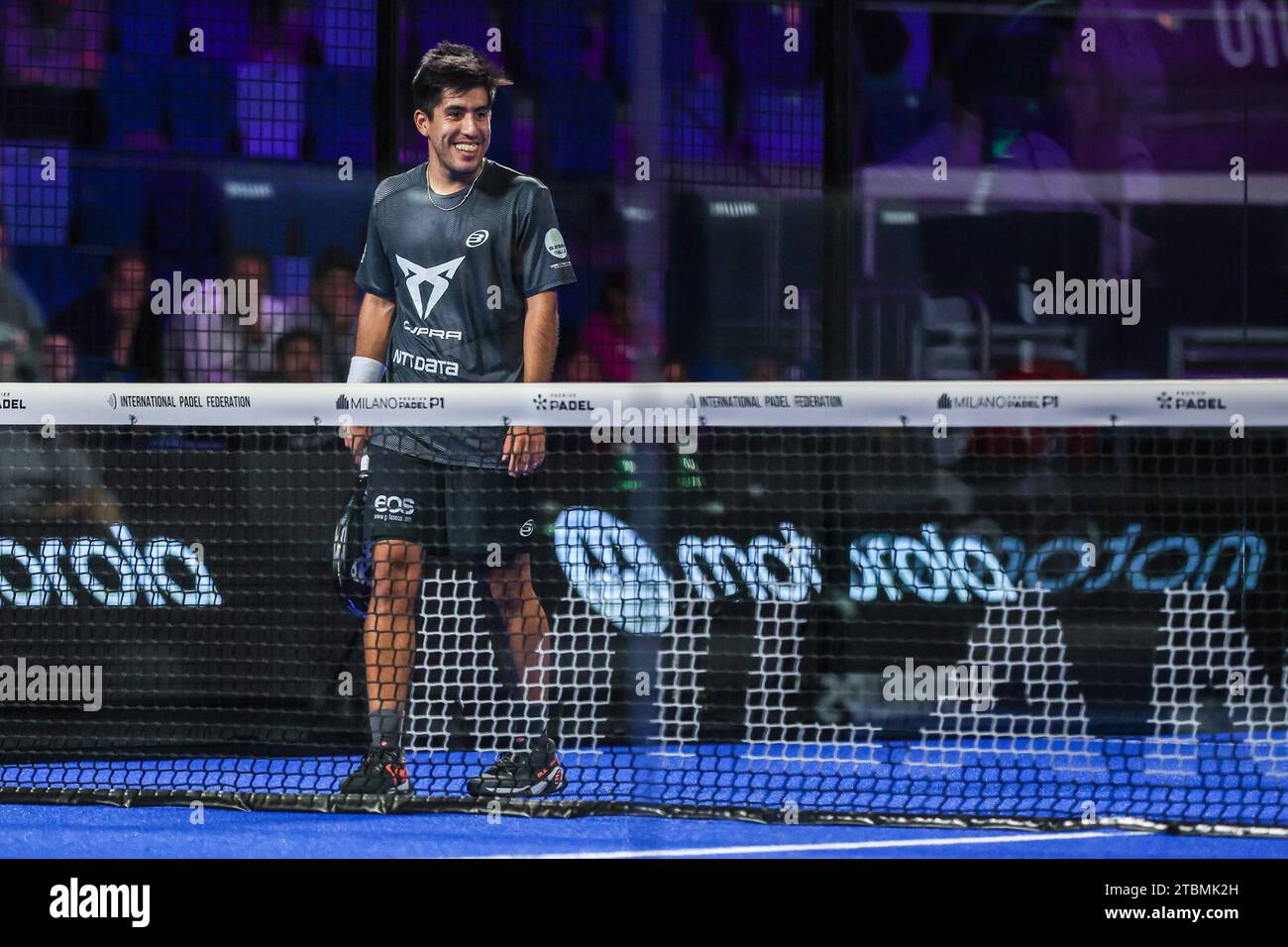 Milan, Italy. 07th Dec, 2023. Chingotto Federico (ARG) celebrates ...