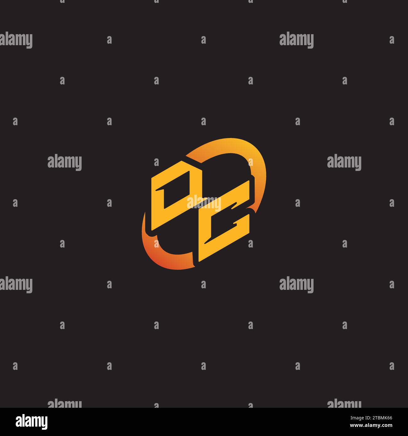 CD combination letter unique initials logo esport for gaming team ...