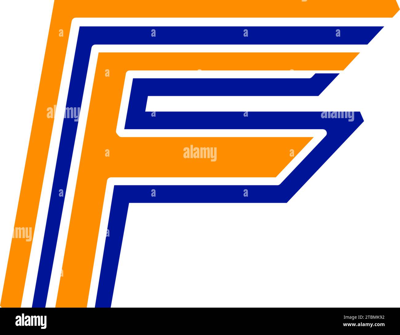 is a symbol in the form of a combination of letters Stock Vector Image ...