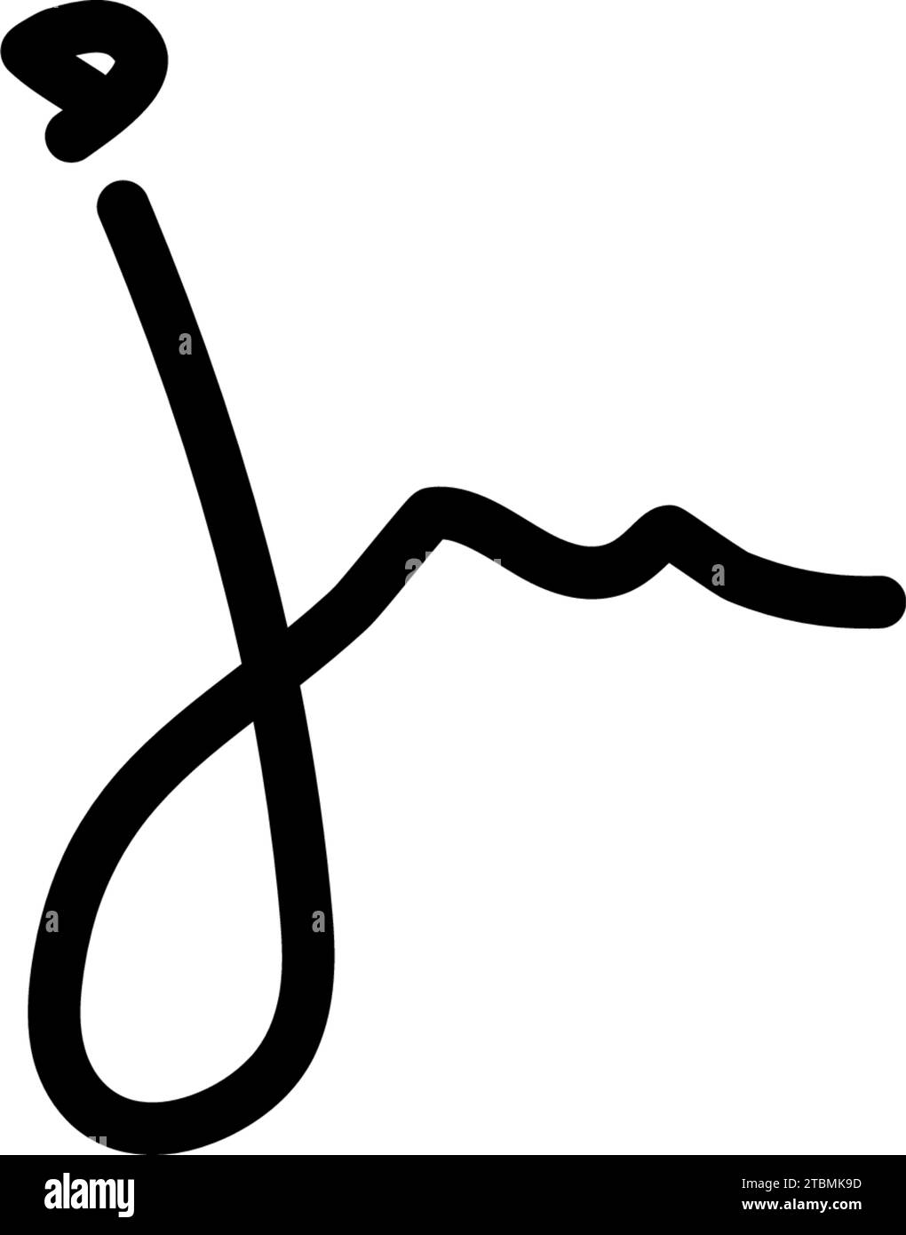 is a symbol of a signature letter Stock Vector Image & Art - Alamy