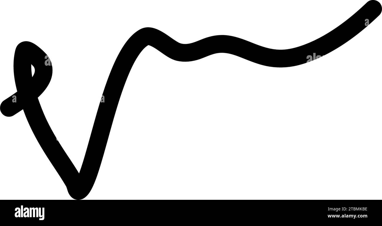 Written letter v Stock Vector Images - Alamy