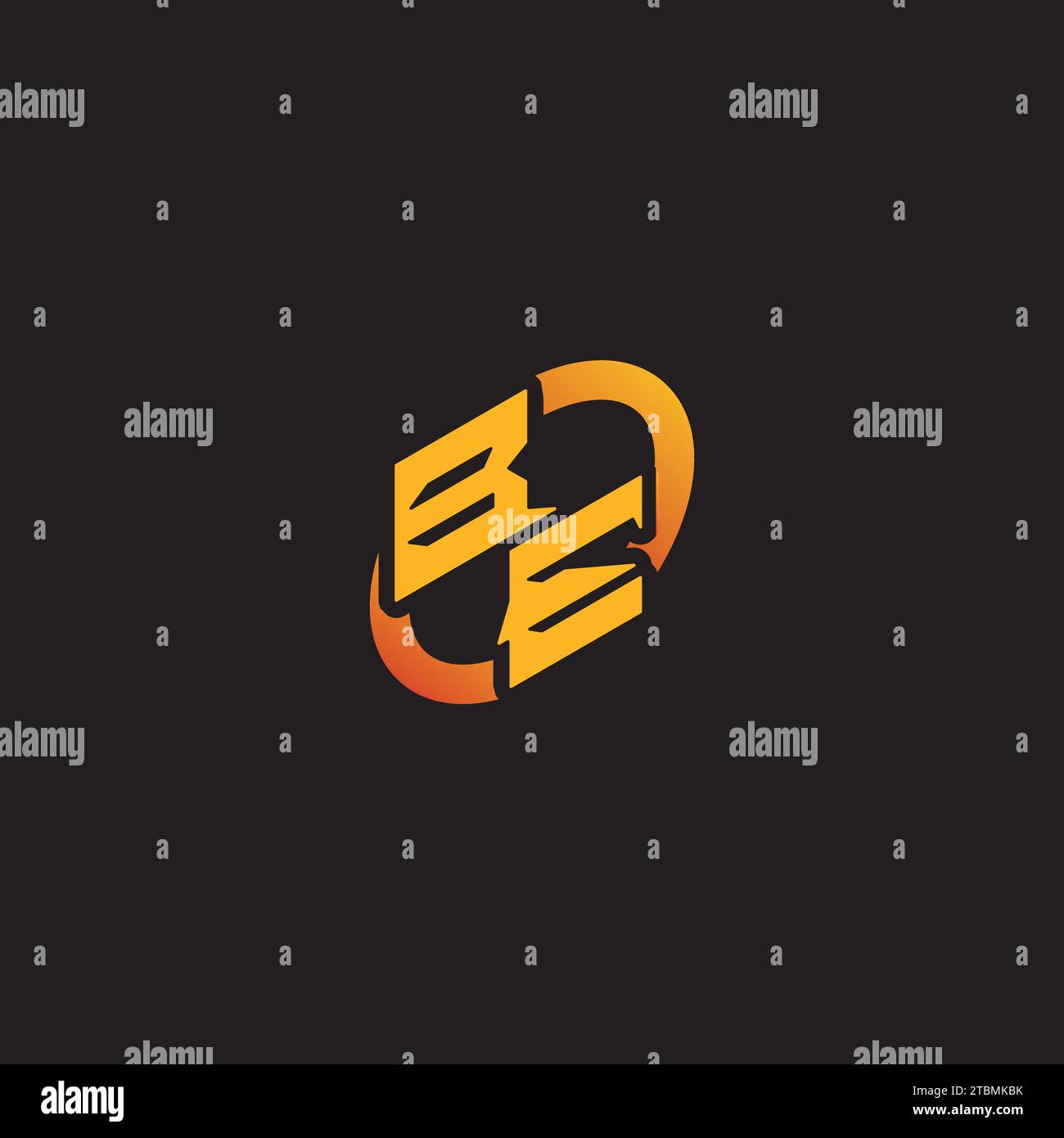 EB combination letter unique initials logo esport for gaming team ...