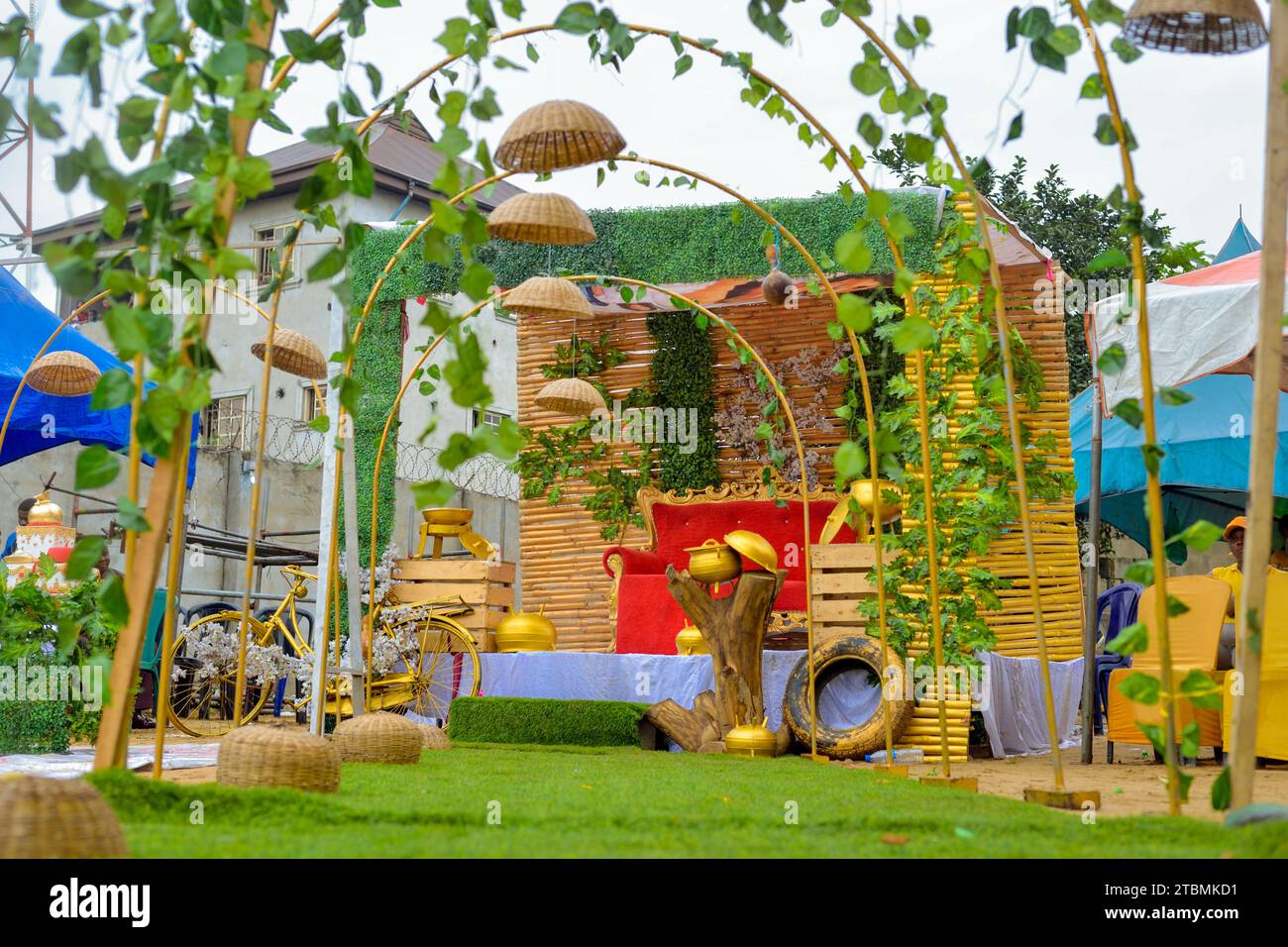 Nigerian Weddings and decoration Stock Photo - Alamy