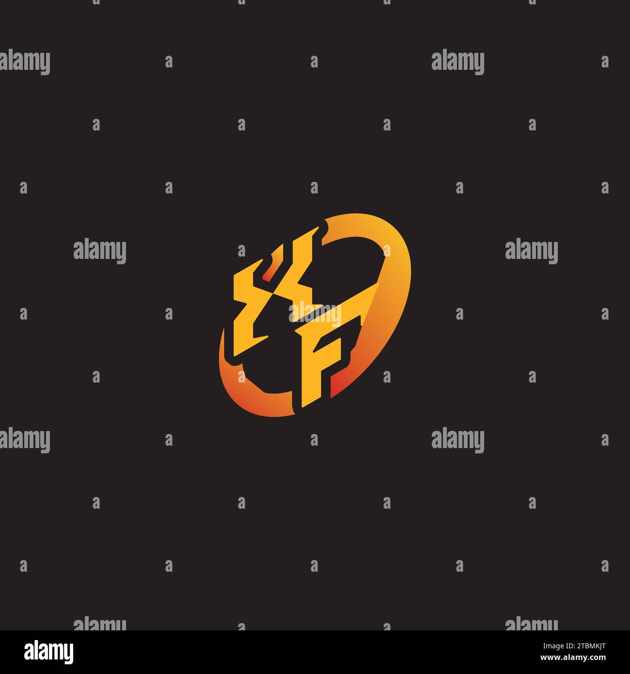 FX combination letter unique initials logo esport for gaming team ...