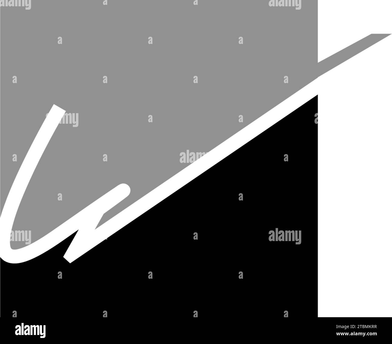 is a symbol in the form of a combination of letters Stock Vector Image ...