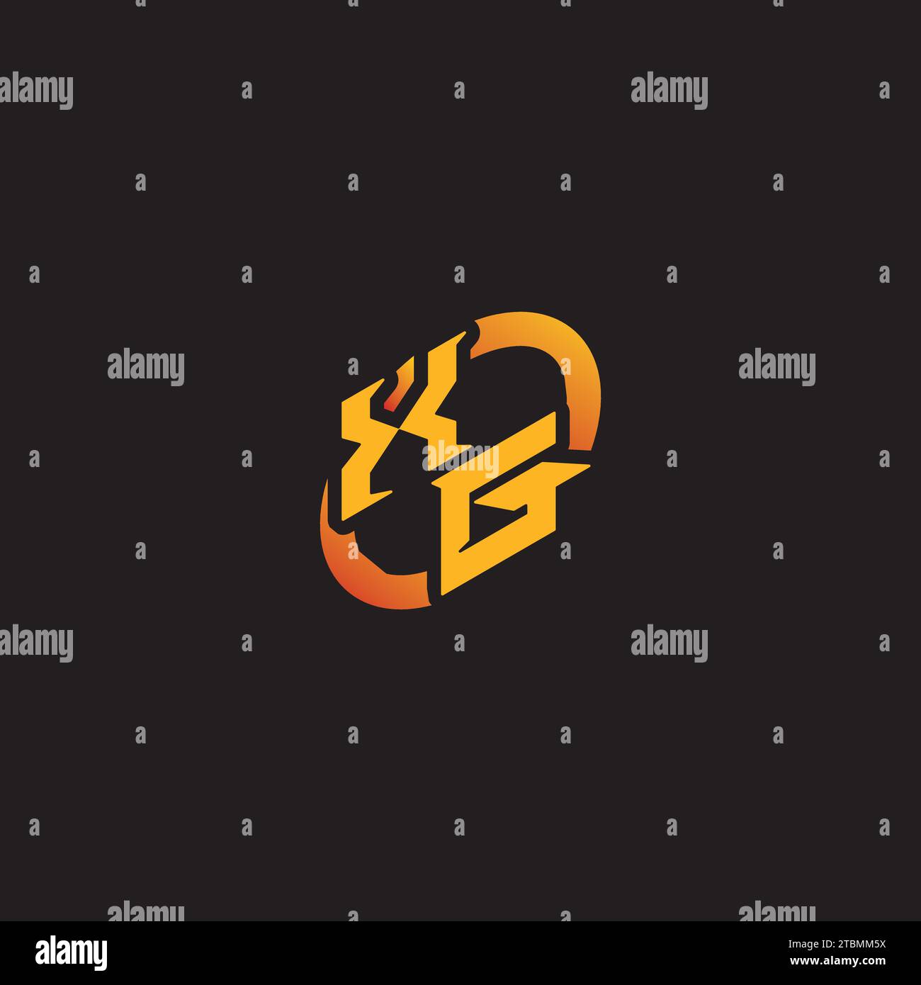 GX combination letter unique initials logo esport for gaming team ...