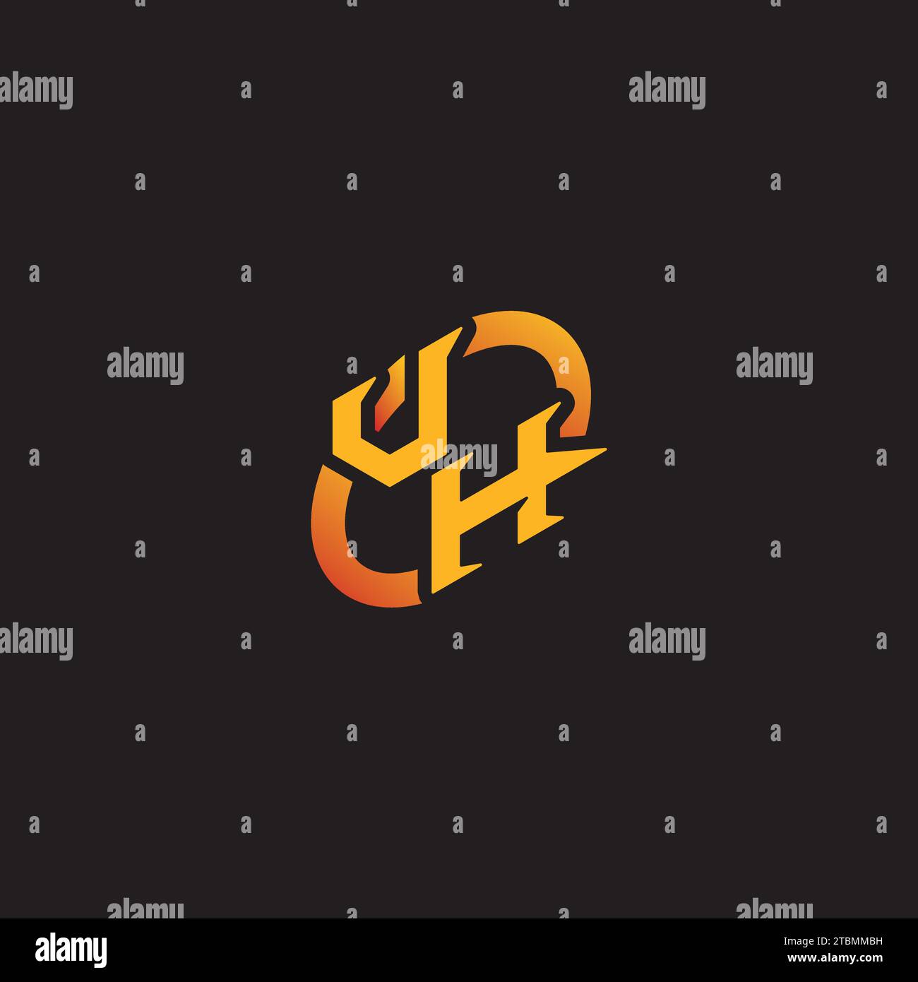 HV combination letter unique initials logo esport for gaming team, youtube, twitch Stock Vector ...