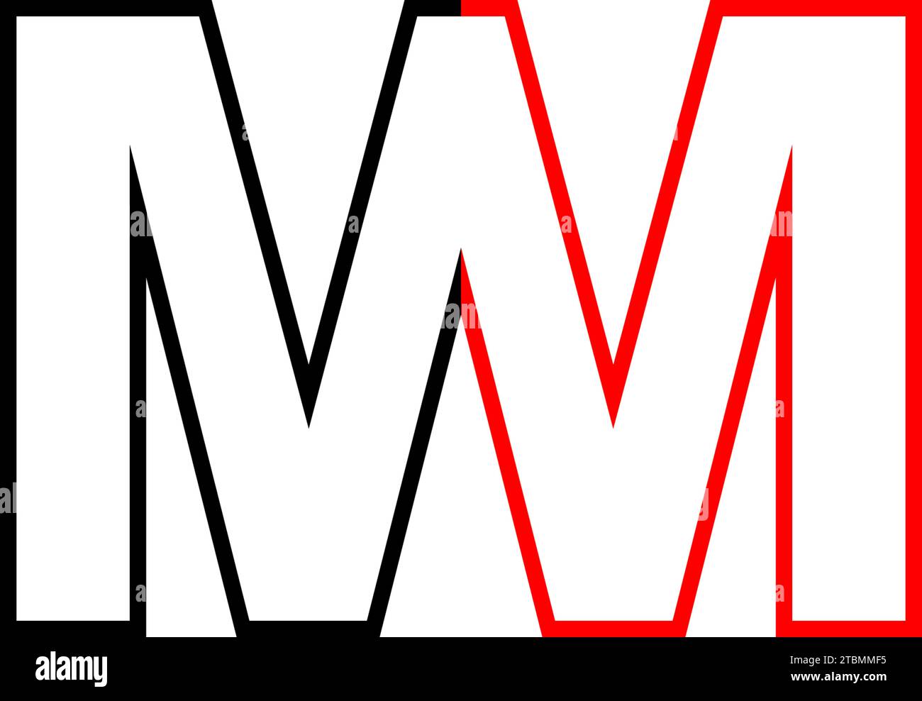 is a symbol associated with the combined letters Stock Vector Image ...