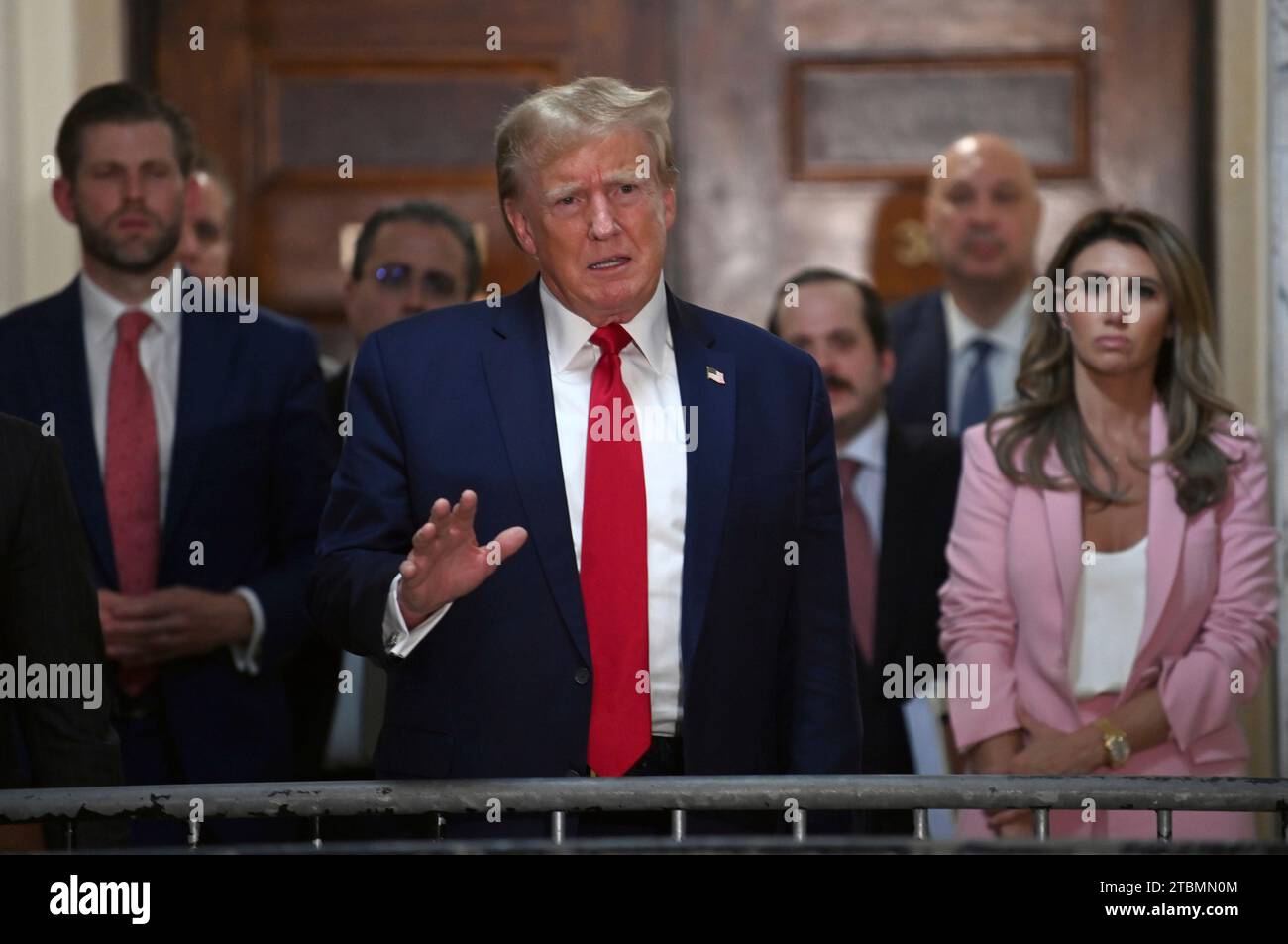 Photo by: Andrea Renault/STAR MAX/IPx 2023 12/7/23 Former President ...