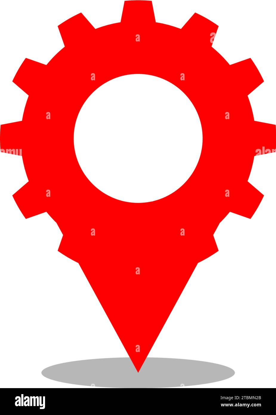 is a symbol associated with location, machine and location search ...