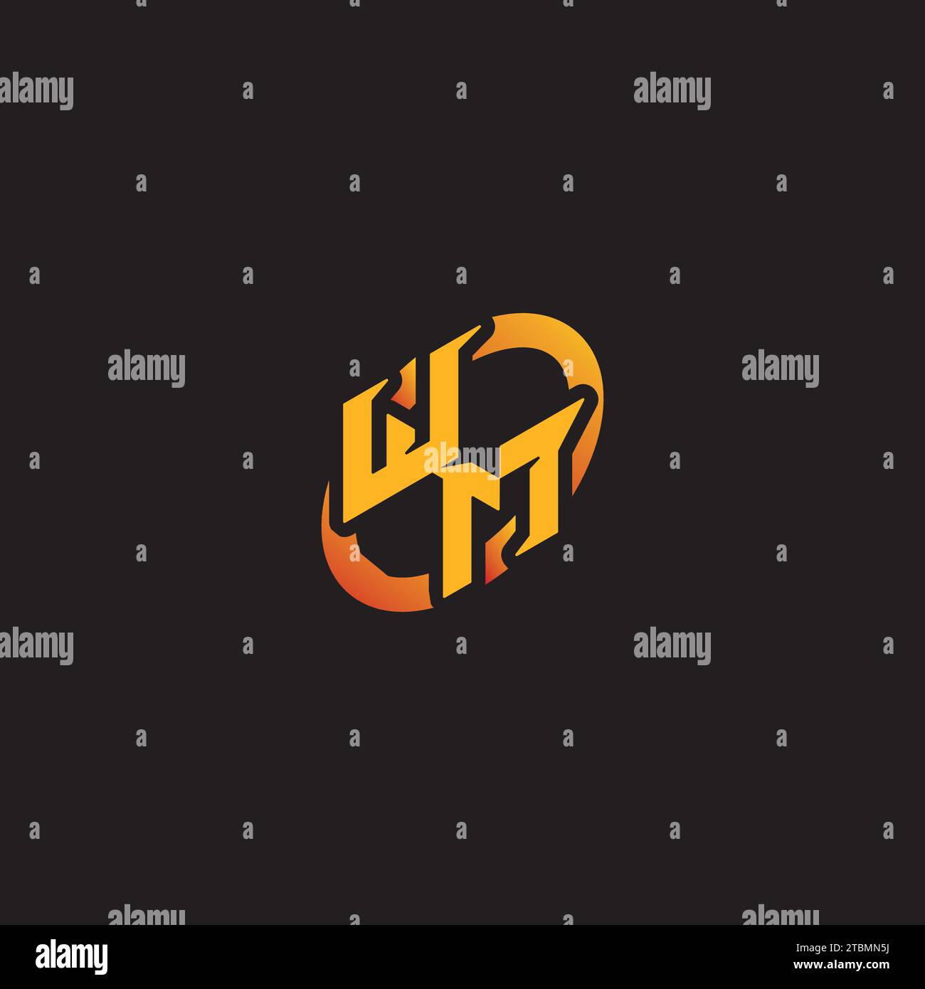 MW combination letter unique initials logo esport for gaming team ...