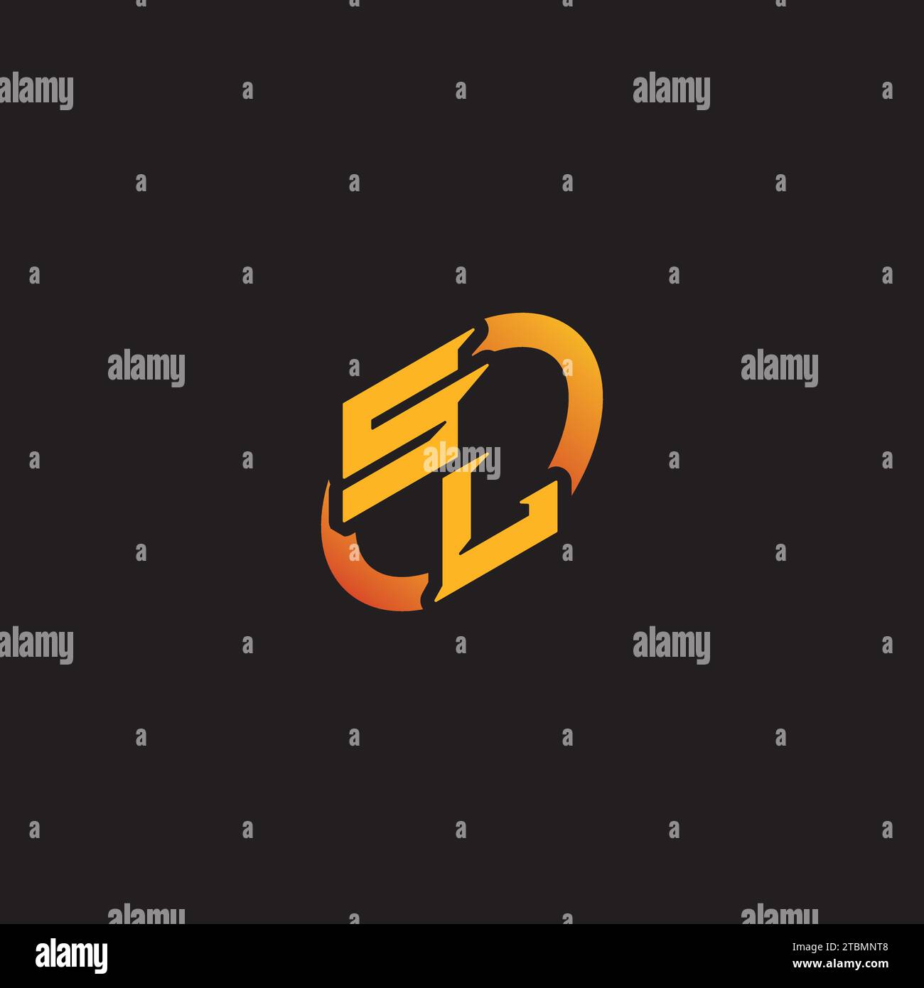 LS combination letter unique initials logo esport for gaming team ...
