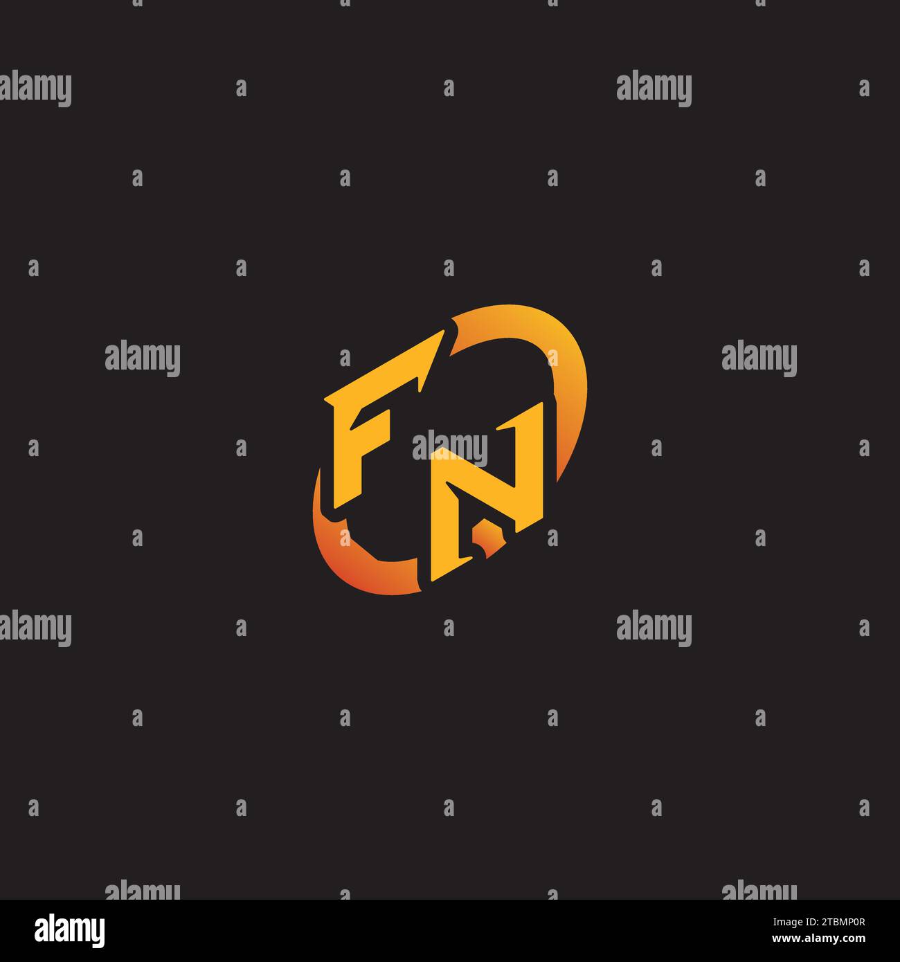 Letter nf logo Stock Vector Images - Alamy