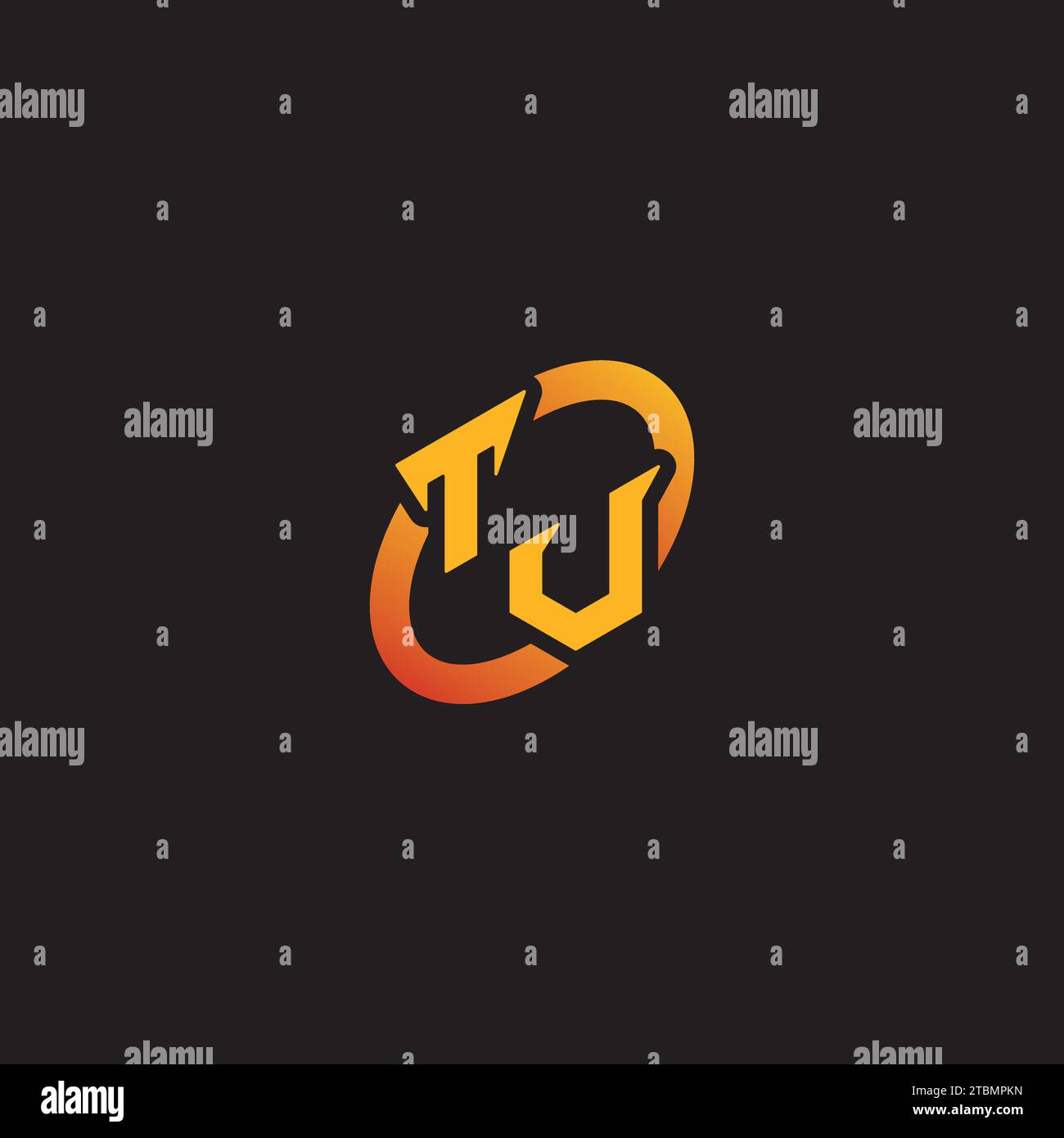 VT combination letter unique initials logo esport for gaming team ...