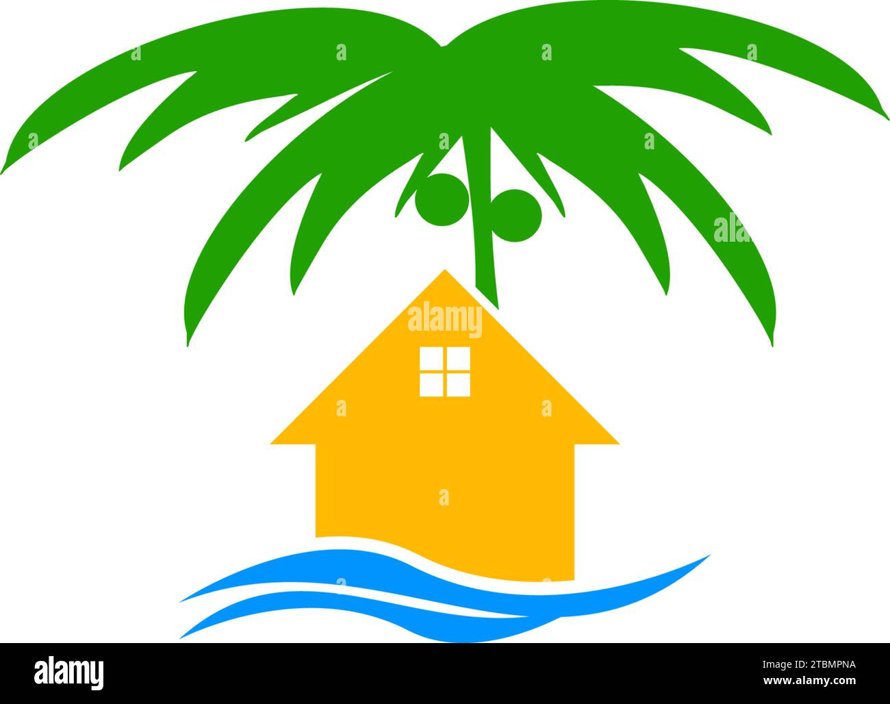 Beachside homes Stock Vector Images - Alamy