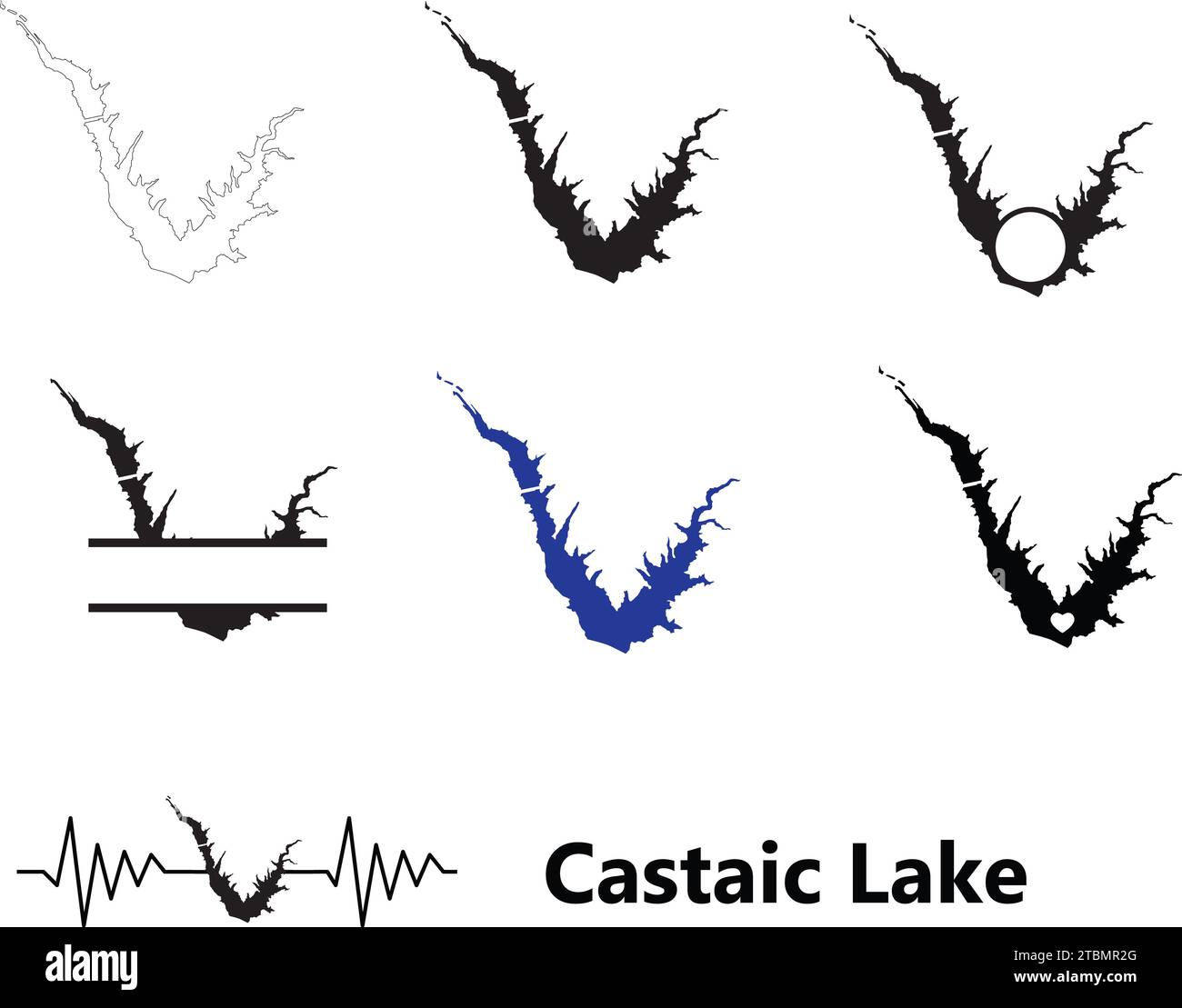 Castaic Lake icon. Castaic Lake sign. California Map Shape. flat style ...