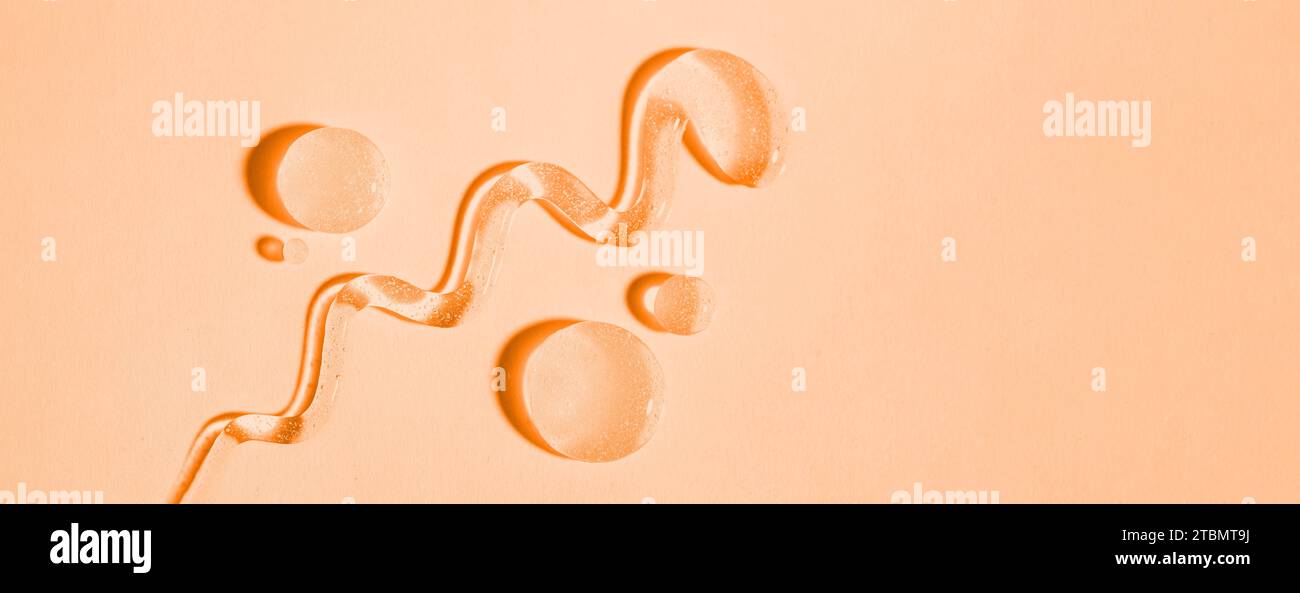 Cosmetic lotion transparent gel drops texture background Stock Photo ...