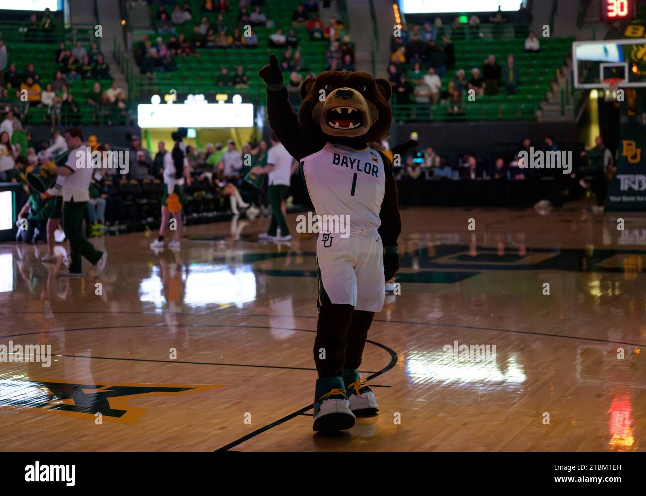 December 5 2023: Baylor Bears mascot before the NCAA basketball between ...