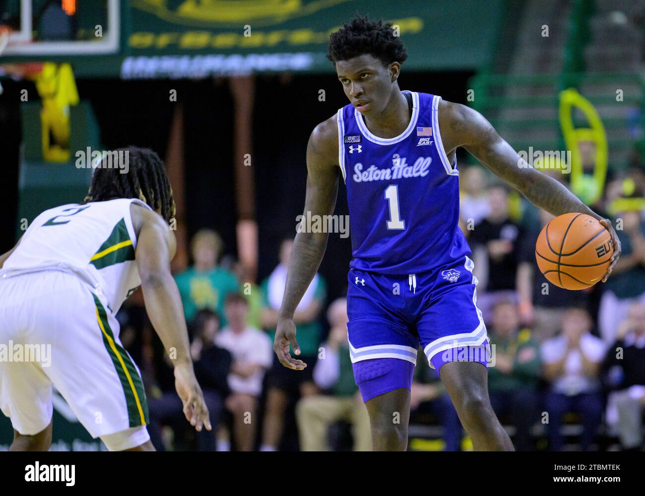 December 5 2023: Baylor Bears guard Jayden Nunn (2) guards Seton Hall ...