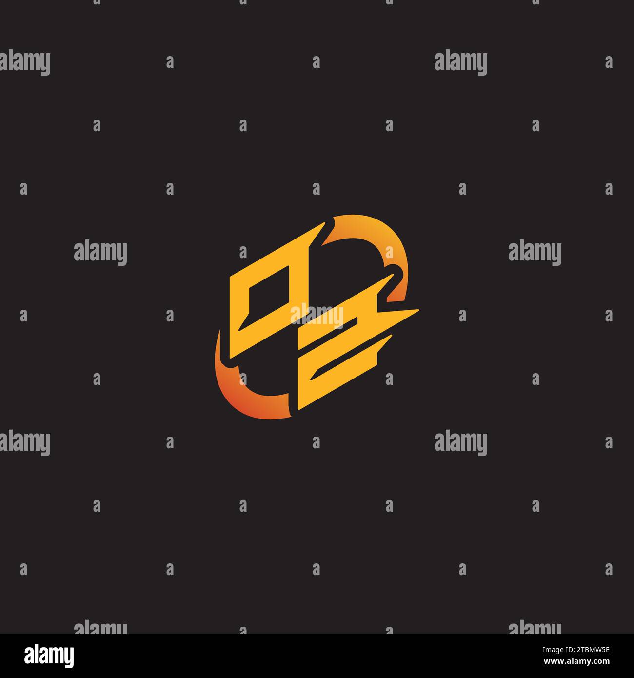 ZO combination letter unique initials logo esport for gaming team ...