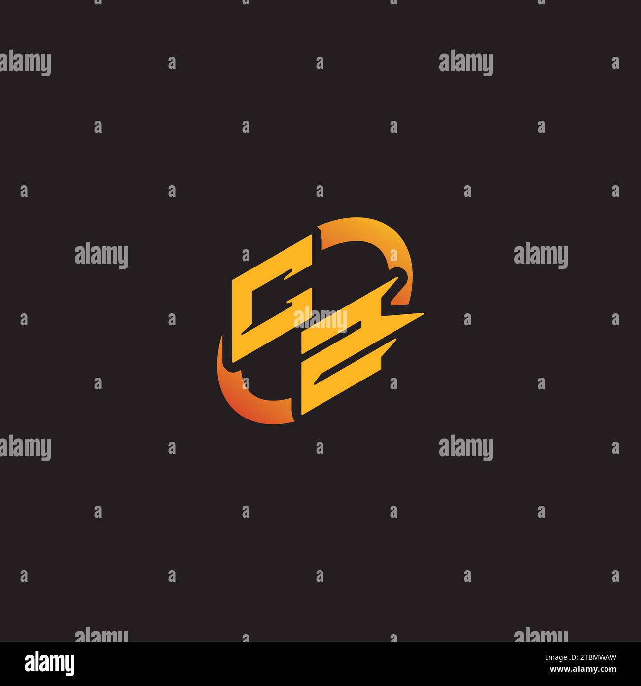 ZC combination letter unique initials logo esport for gaming team ...
