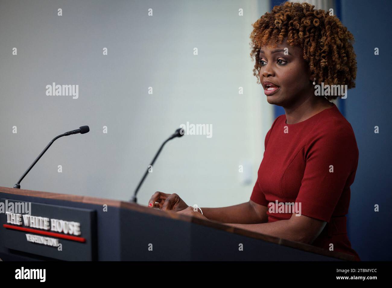 Washington, United States. 07th Dec, 2023. Karine Jean-Pierre, White ...