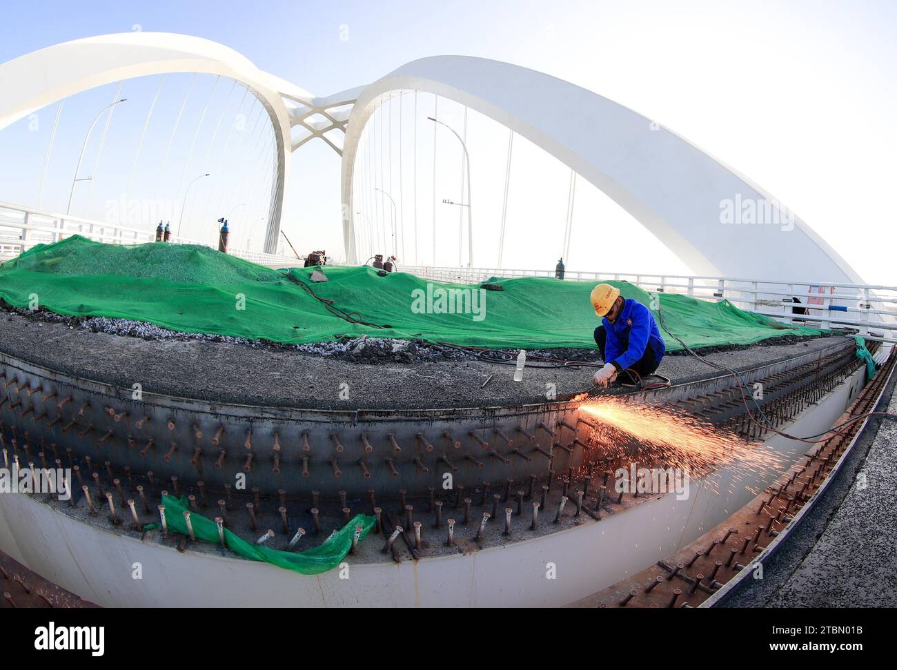 **CHINESE MAINLAND, HONG KONG, MACAU AND TAIWAN OUT** A construction ...