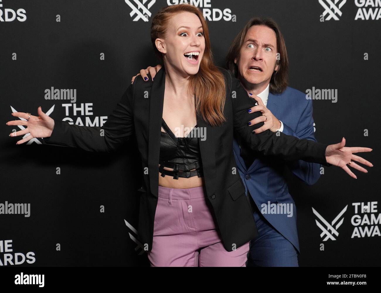 Los Angeles, USA. 07th Dec, 2022. (L-R) Marisha Ray and Matthew Mercer ...