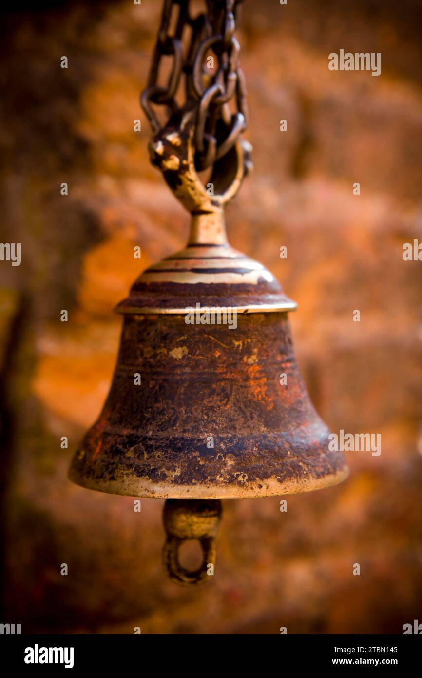 Tibetan bell kathmandu nepal asia hi-res stock photography and images ...