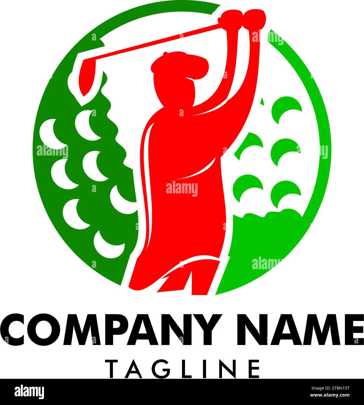 Golf Club Logo Design Template Vector Illustration Stock Vector Image ...