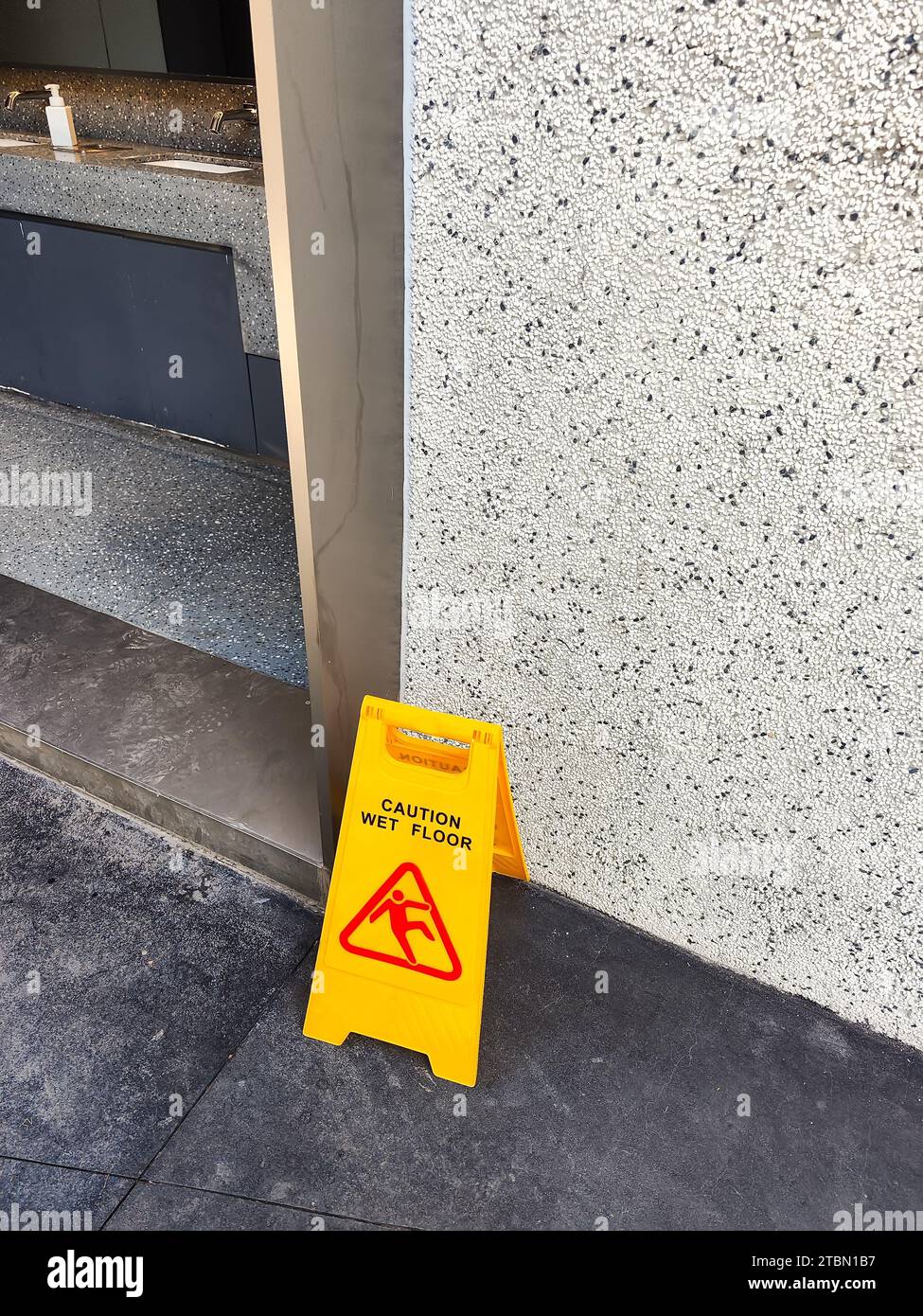 Janitor mopping floor wet hi-res stock photography and images - Alamy