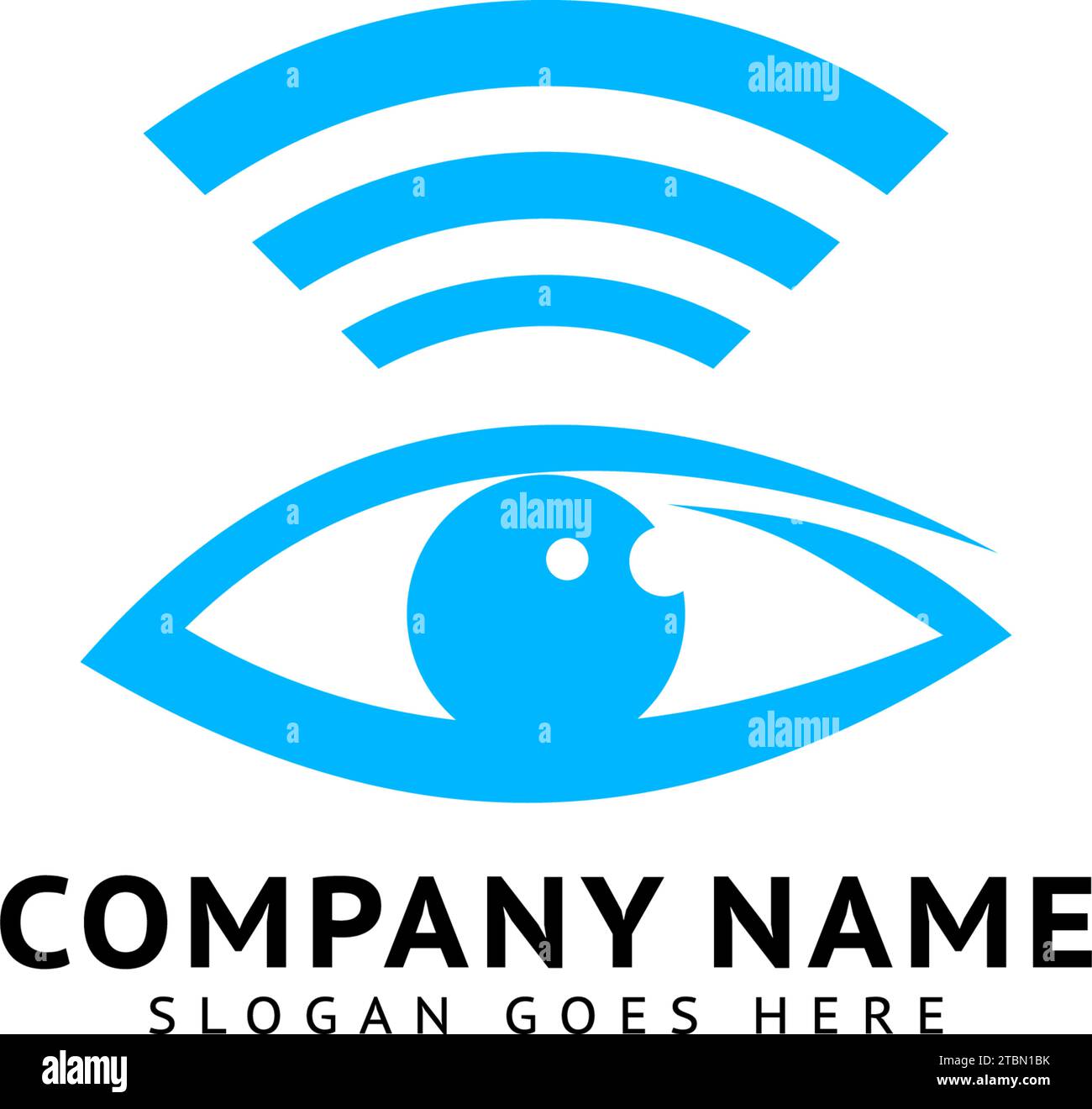 Vector eye phone logo hi-res stock photography and images - Alamy