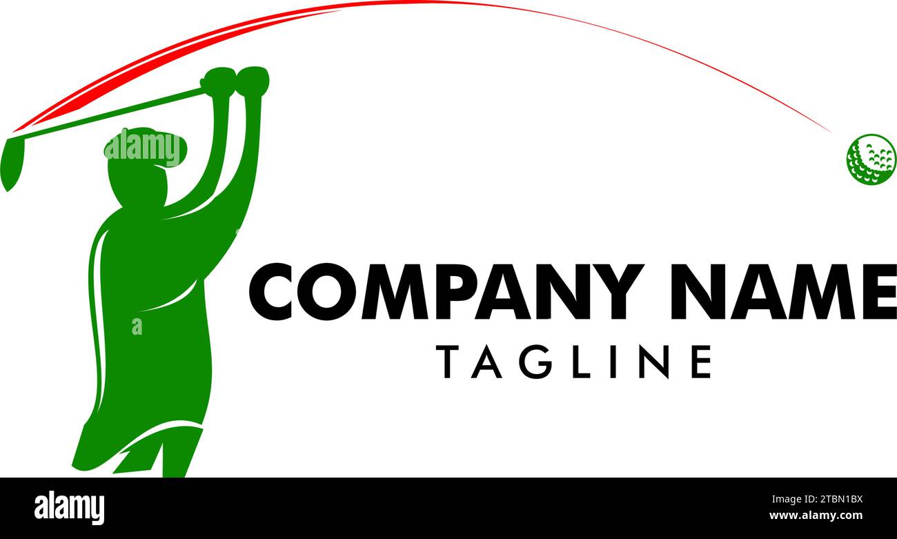 Golf Club Logo Design Template Vector Illustration Stock Vector Image ...